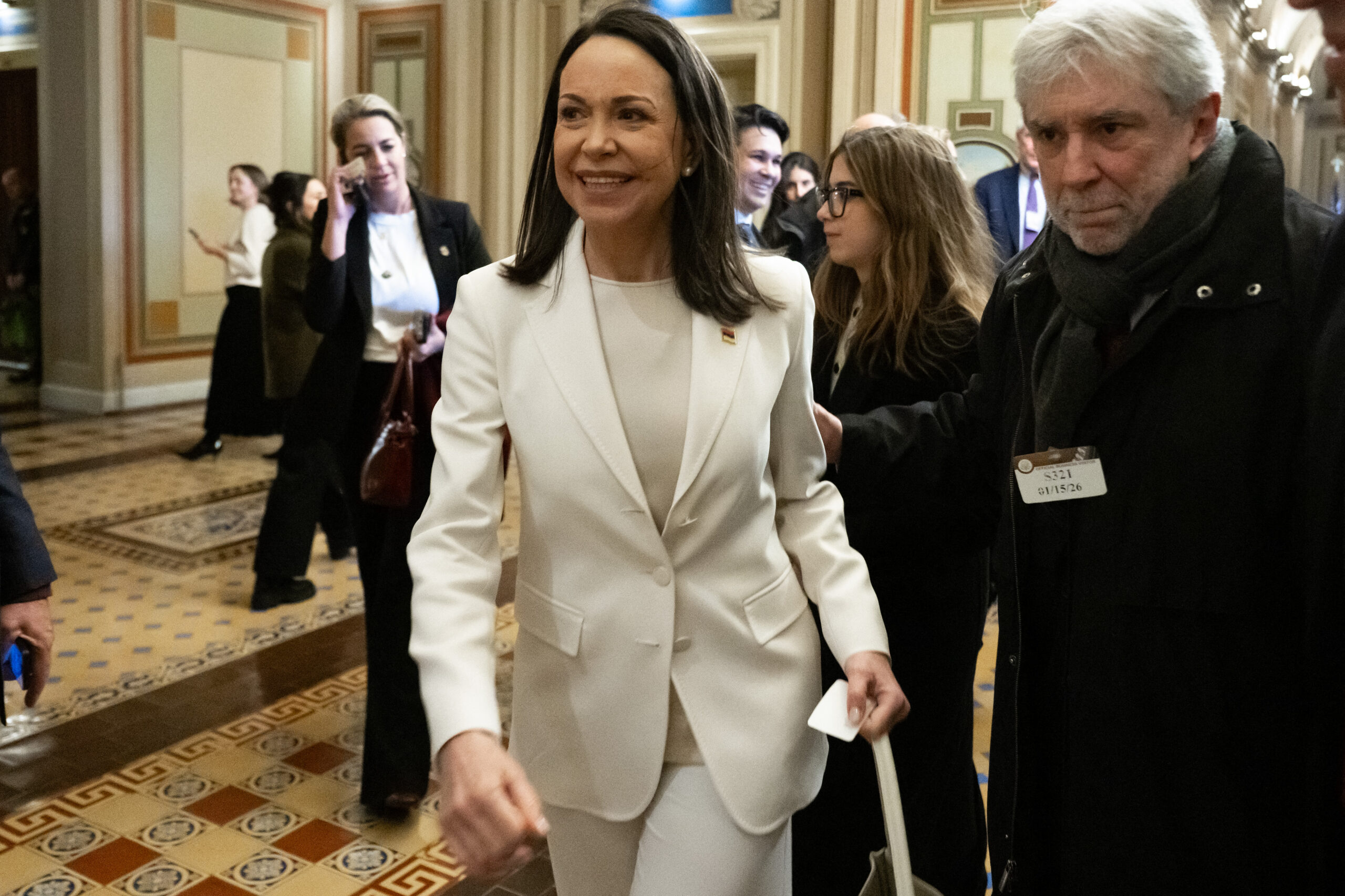 Machado Presents Trump with Nobel Peace Prize - The American Conservative